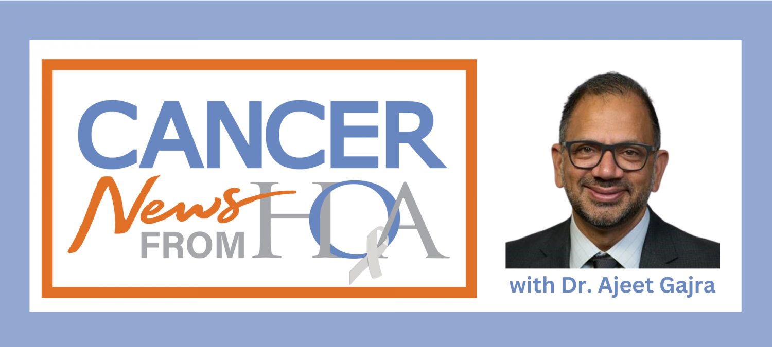 February's "Cancer News from HOA" on 93Q with Amy Robbins: Dr. Gajra ...